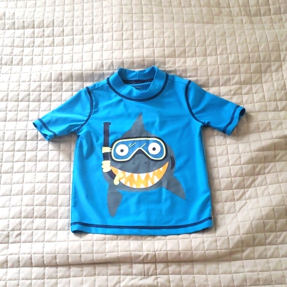 Carter's | Swim | Boys Shark Rash Guard | Poshmark